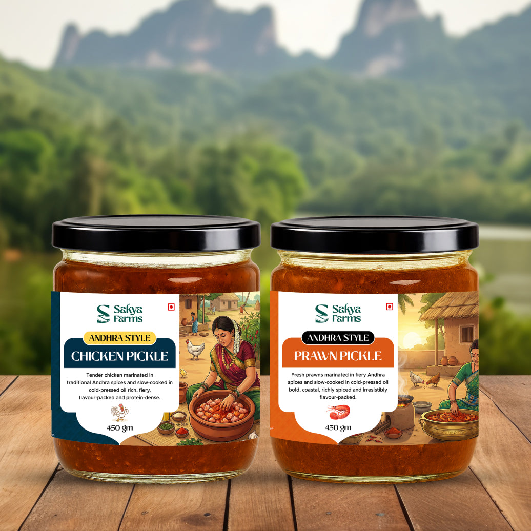 Andhra Non-Veg Pickle Combo – Sakya Farms